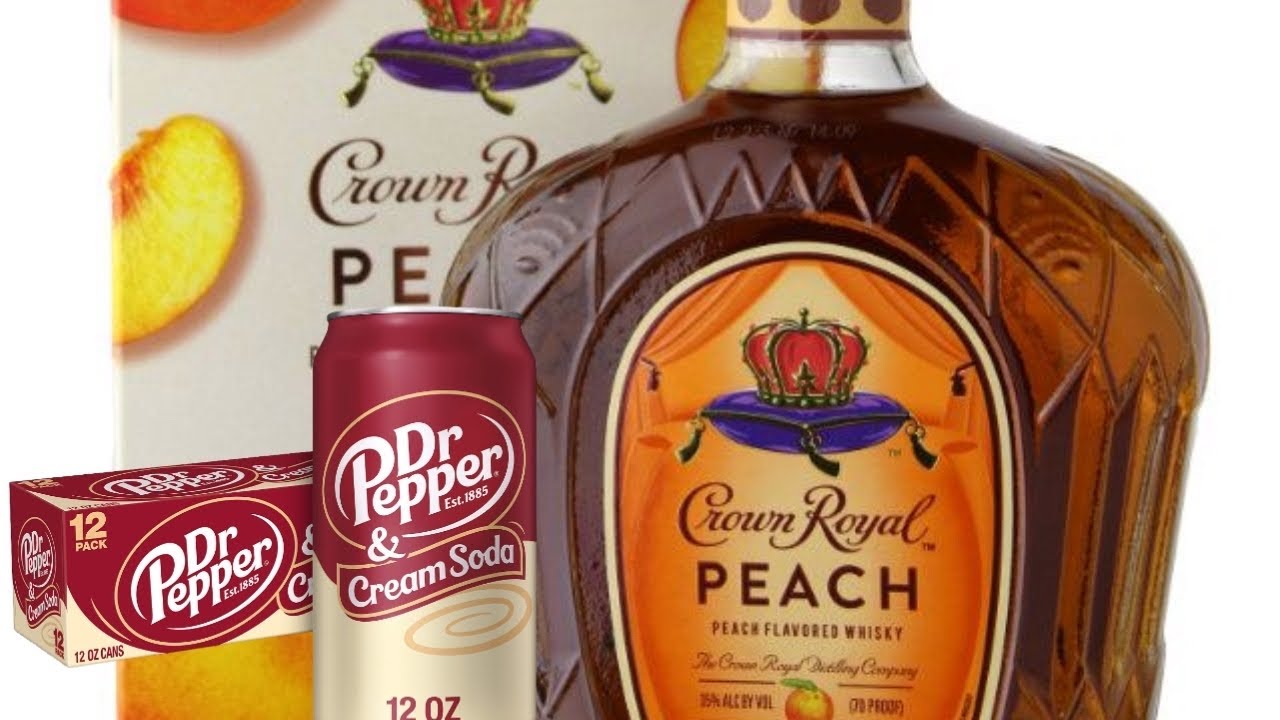 Crown Royal Peach Dr Pepper And Cream Cocktail Youtube