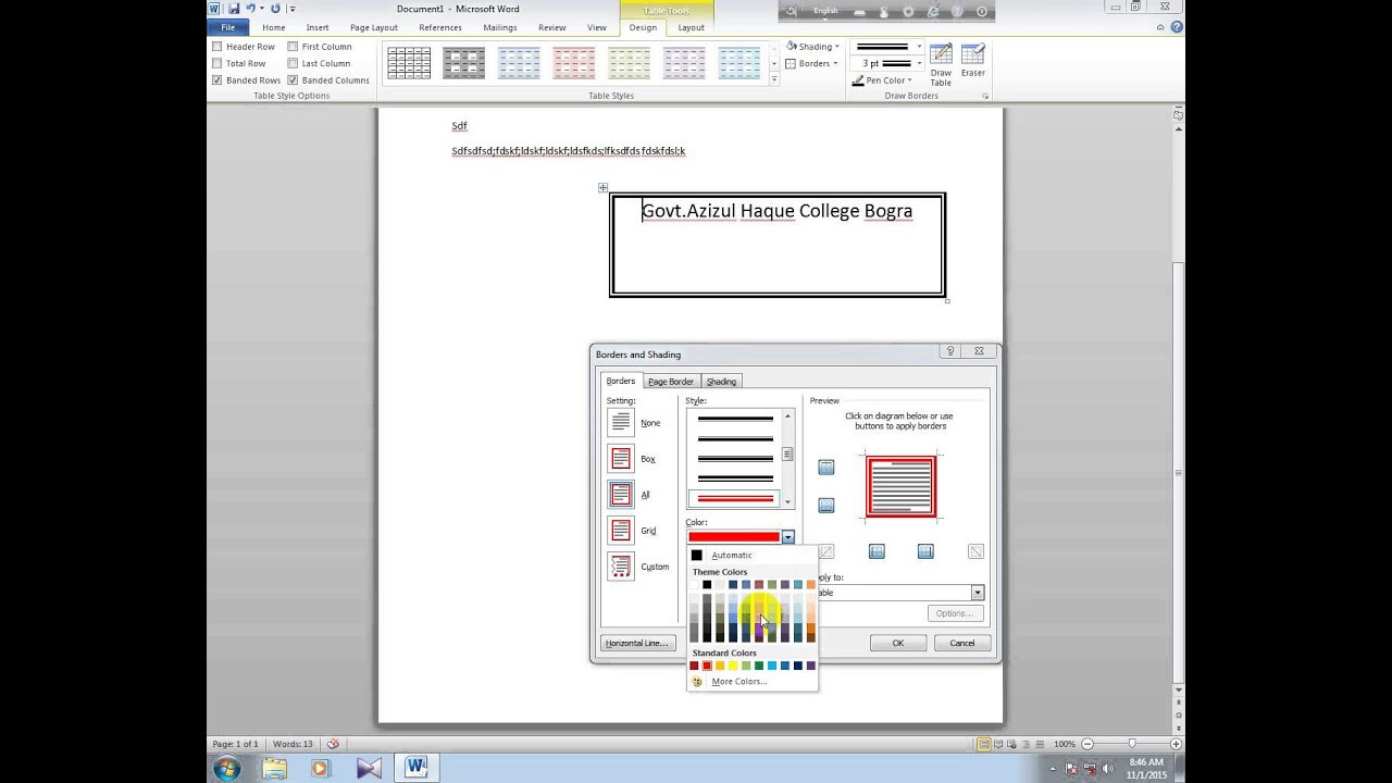 Microsoft Word 2010 Tutorial For Beginners Part 03 Youtube