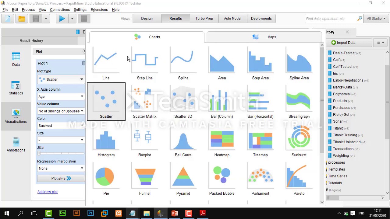 Tutorial Beberapa Proses Sederhana Dalam Rapidminer Studio Youtube