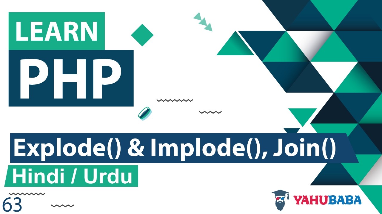 Php Explode Implode Function Tutorial In Hindi Urdu Youtube