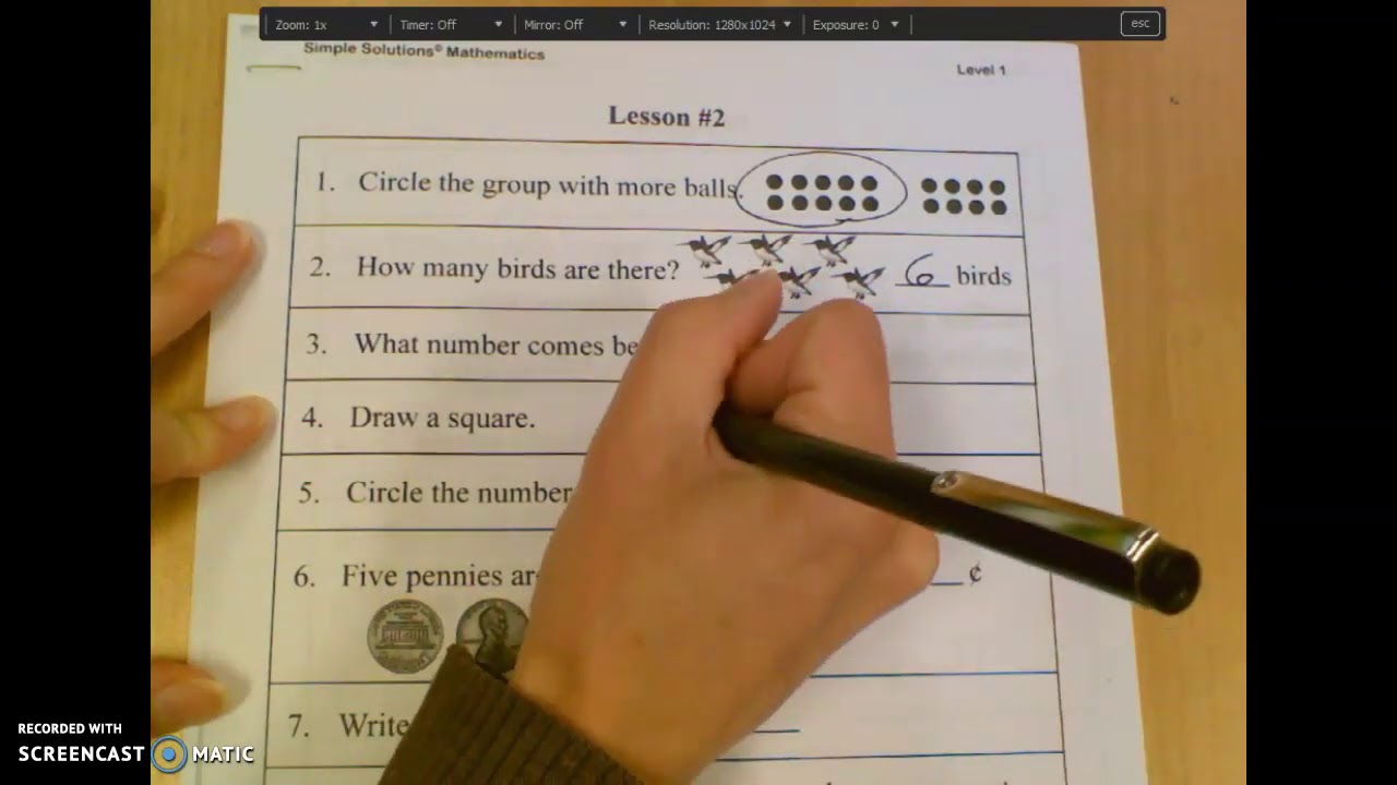 Simple Solutions Lesson 2 Youtube