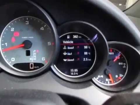 Porsche 2015 Cayenne V8 Diesel How To Check Oil Level Youtube