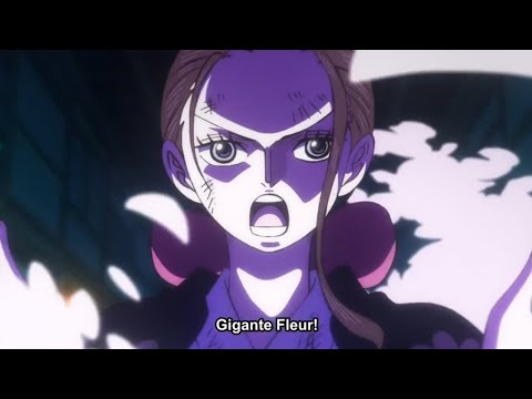 Robin S Gigante Fleur One Piece Episode 1043 Eng Sub Youtube