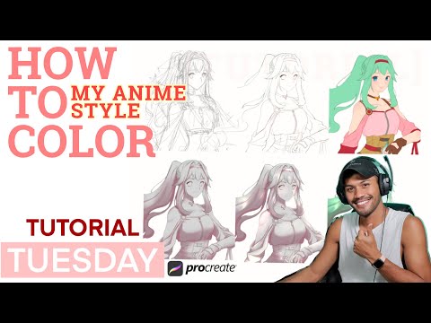 Tutorial How To Color Shading With Procreate Youtube