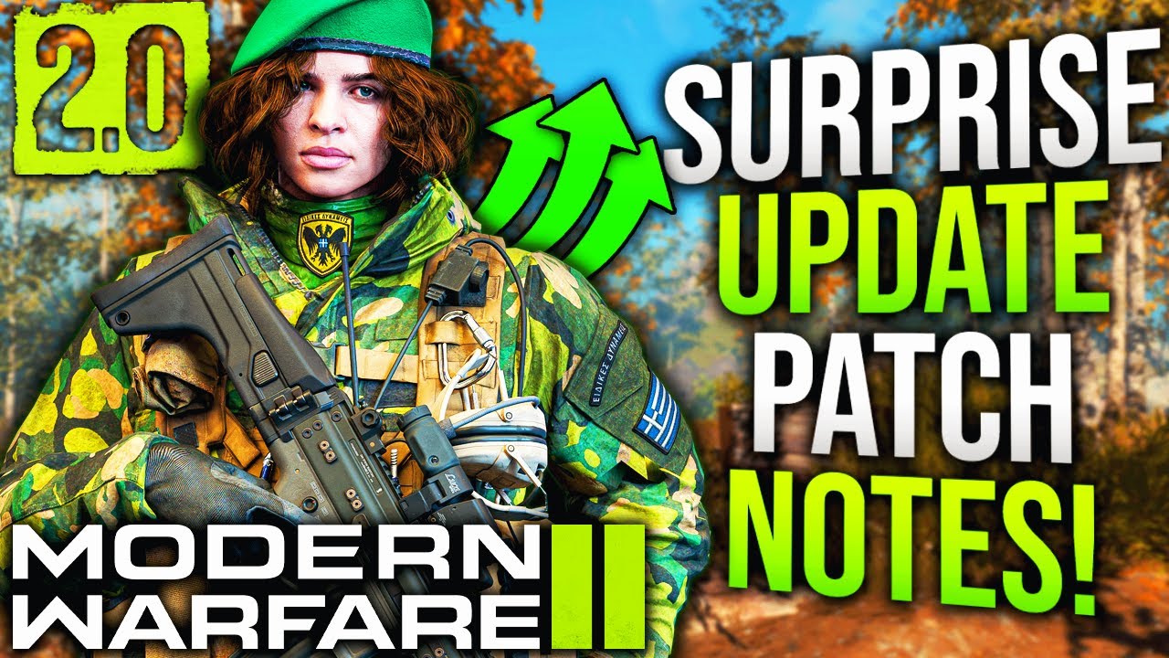 Modern Warfare 2 New Surprise Update Patch Notes Big Changes Revealed