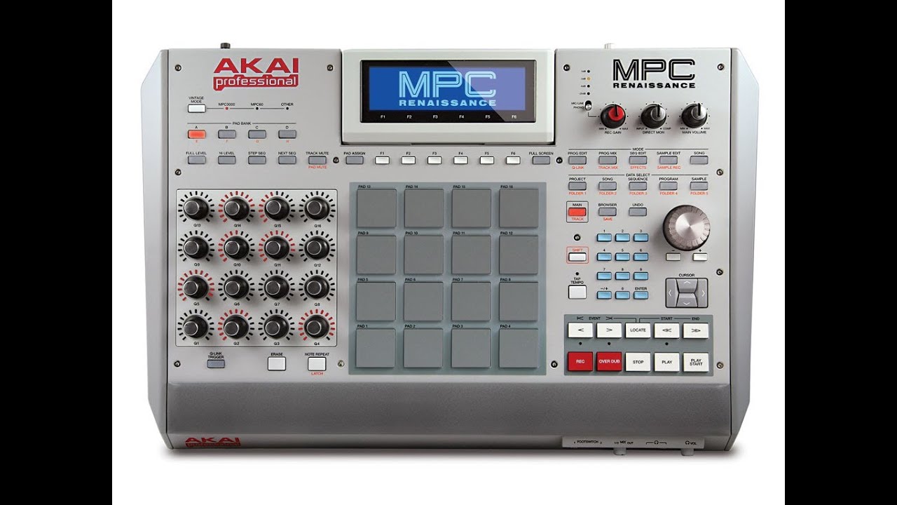 Akai Mpc 1 5 Renaissance Sample Beat Using The 809 Native Instruments