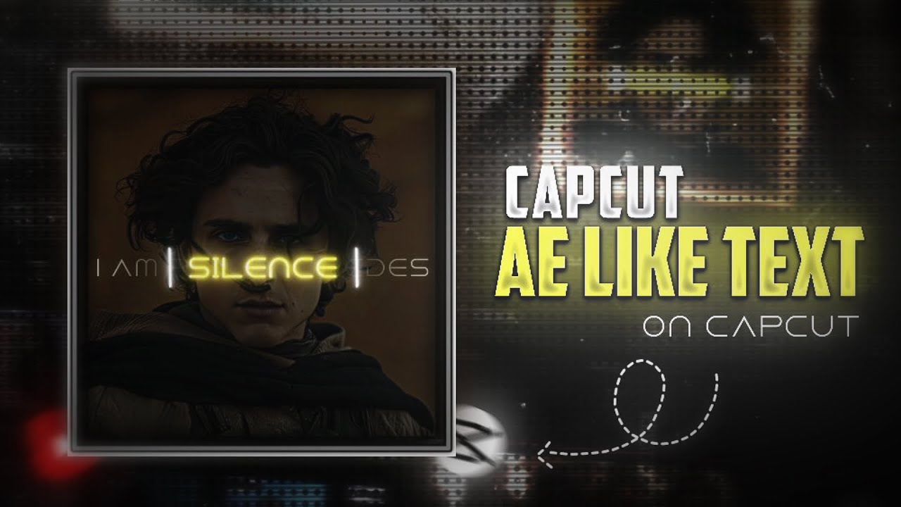 Capcut Ae Like Text Trending Text Animation Youtube