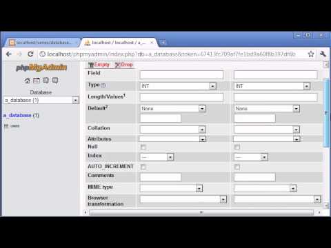 Beginner Php Tutorial 112 Phpmyadmin Part 3 Youtube