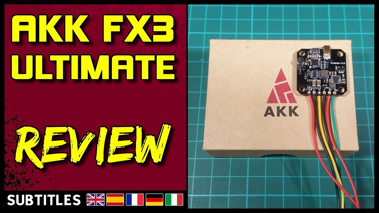 Akk Fx3 Ultimate Vtx Review Youtube