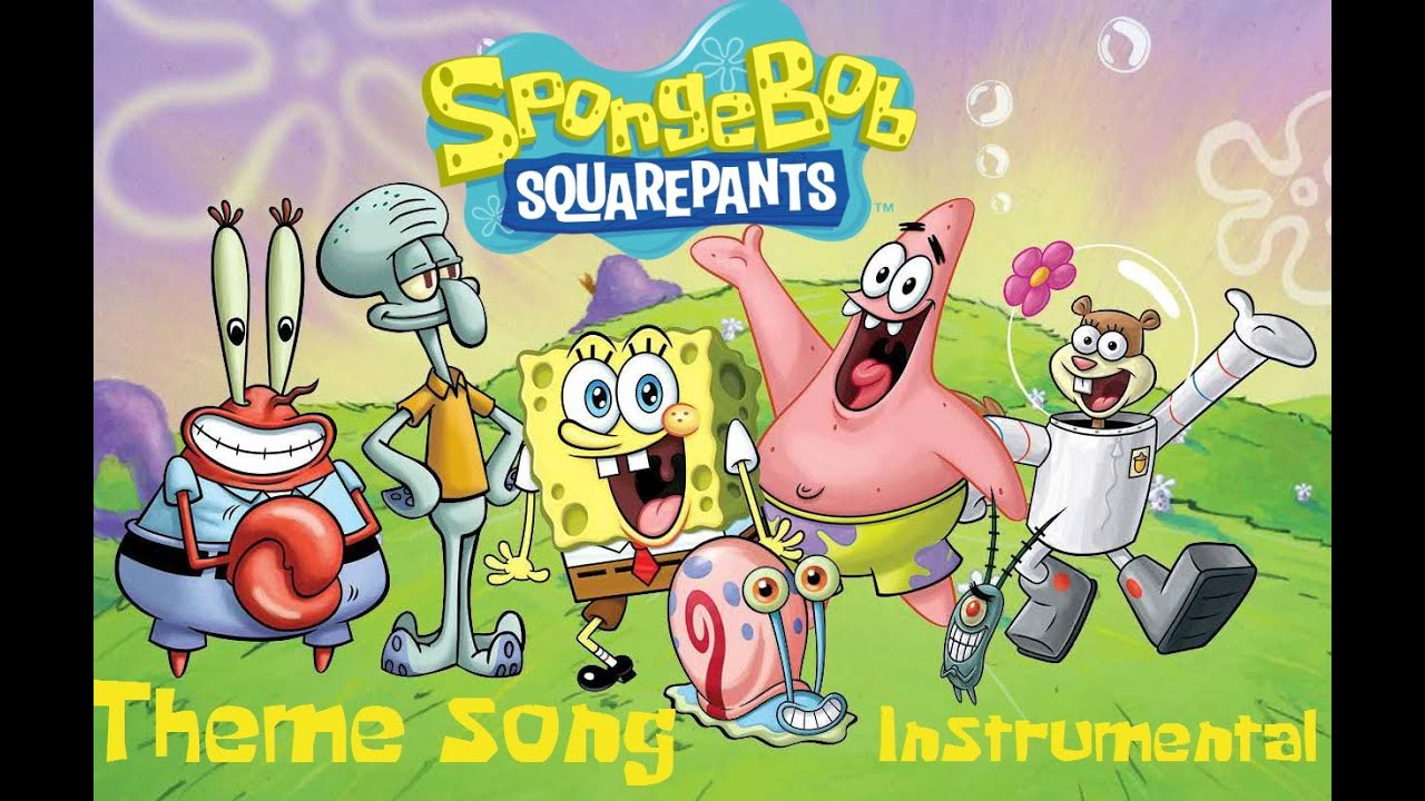 Spongebob Theme Song Intro Instrumental Youtube