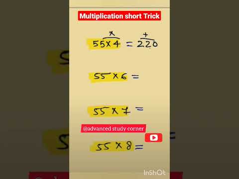 Multiplication Short Trick Maths Mathematics Shorttrick Shorts