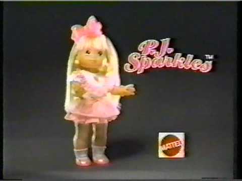 Mattel Pj Sparkles Commercial 1988 Youtube