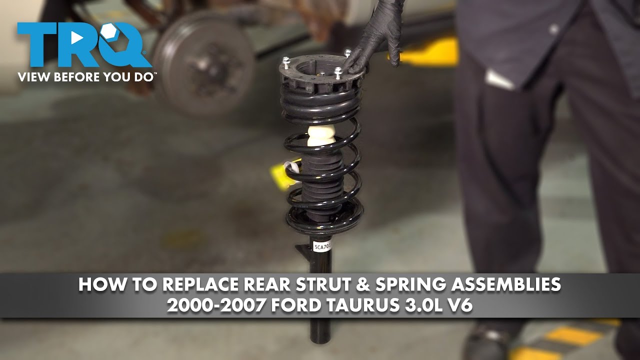 How To Replace Rear Strut And Spring Assemblies 2000 2007 Ford Taurus 3
