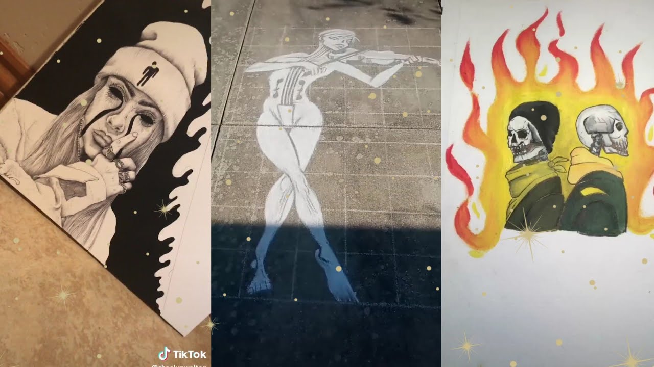 Painting Art Compilation Tiktok Youtube