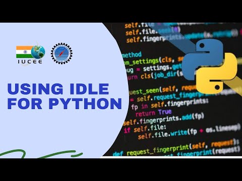 Using Idle For Python Programming Youtube