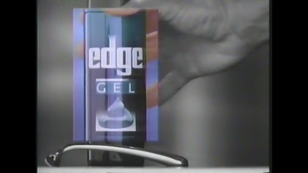 1993 Edge Shaving Gel Commercial That S The Edge Youtube