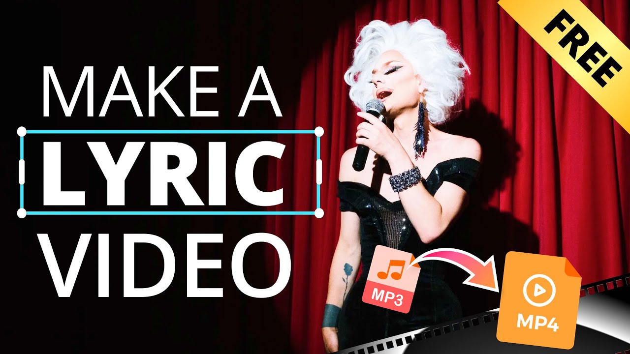 How To Make A Lyric Video For Free In 3 Minutes Youtube