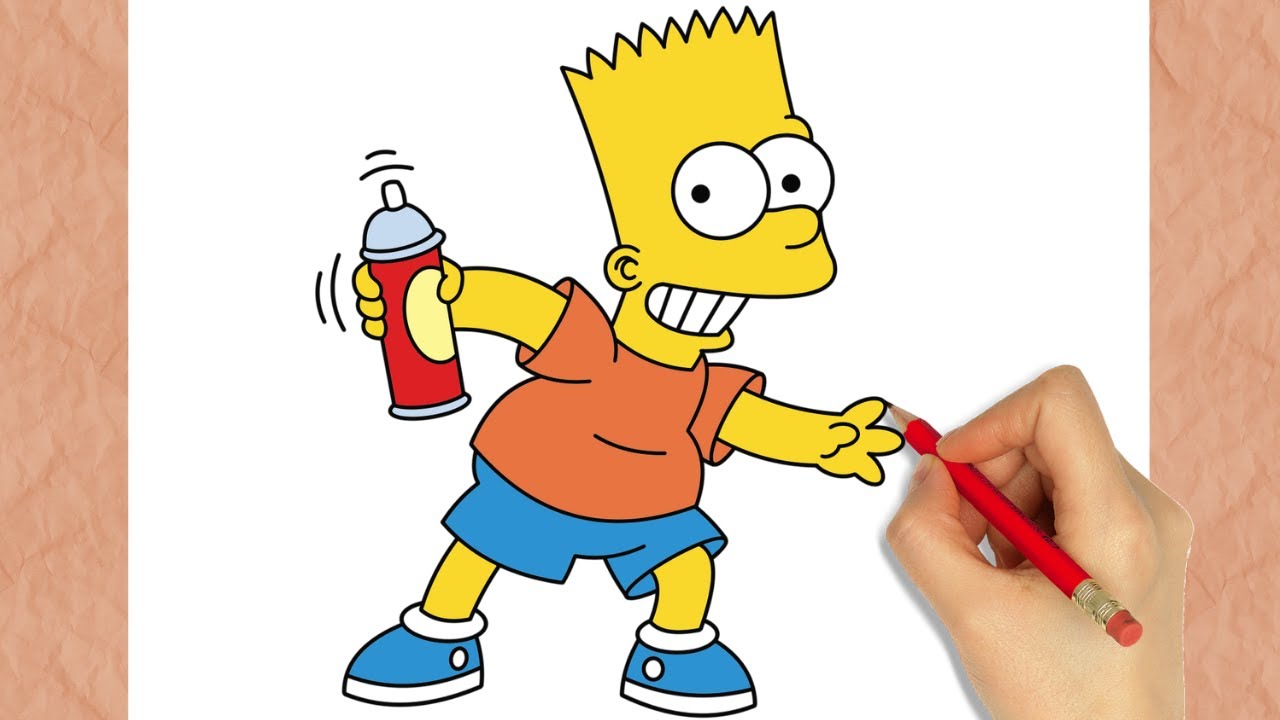 Bart Simpson Drawing Step By Step