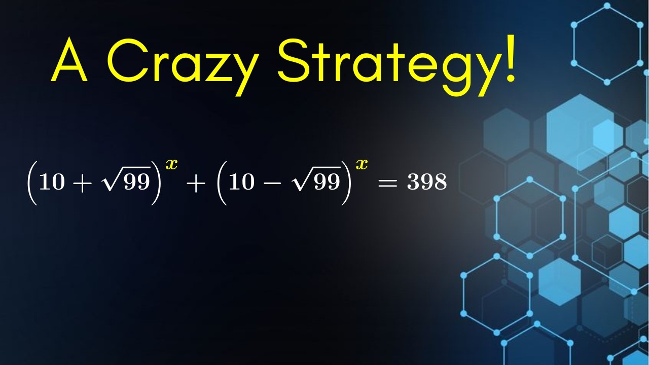 A Nice Olympiad Exponential Problem Youtube