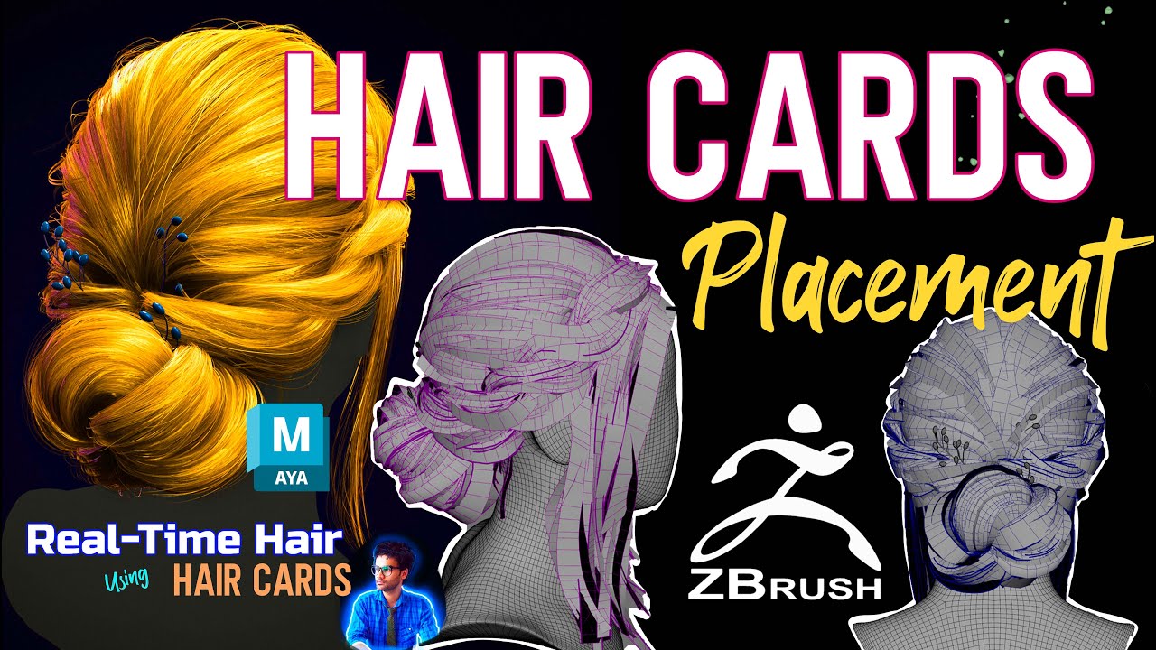 Hair Card Placement Beyond The Basic Youtube