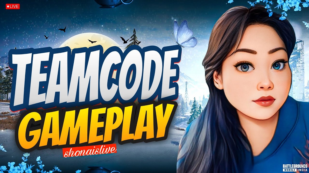Team Code Only Gameplay Road To 4k Bgmi Girlgamer Bgmilive