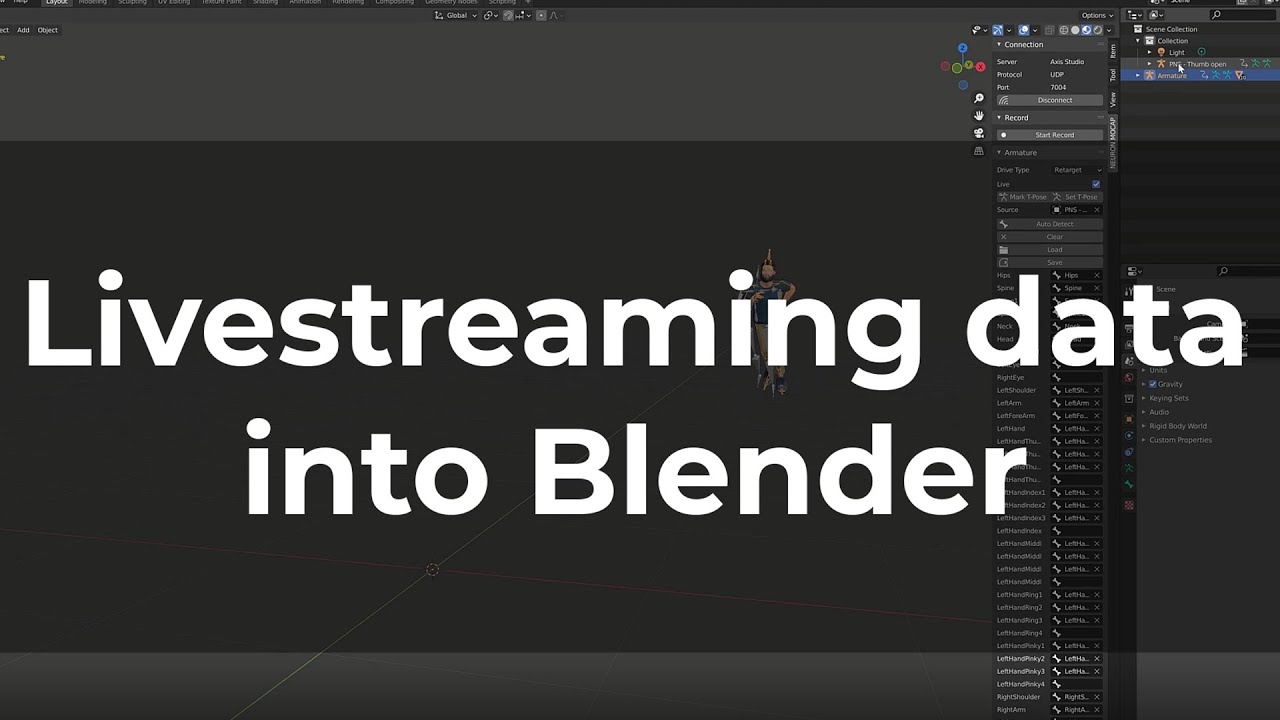 Perception Neuron Blender Tutorial Youtube