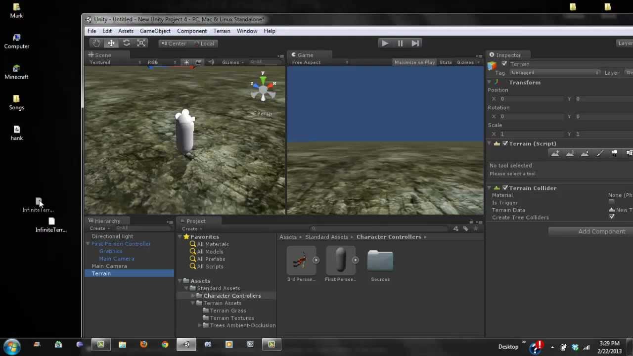 Unity3d Terrain Tutorial