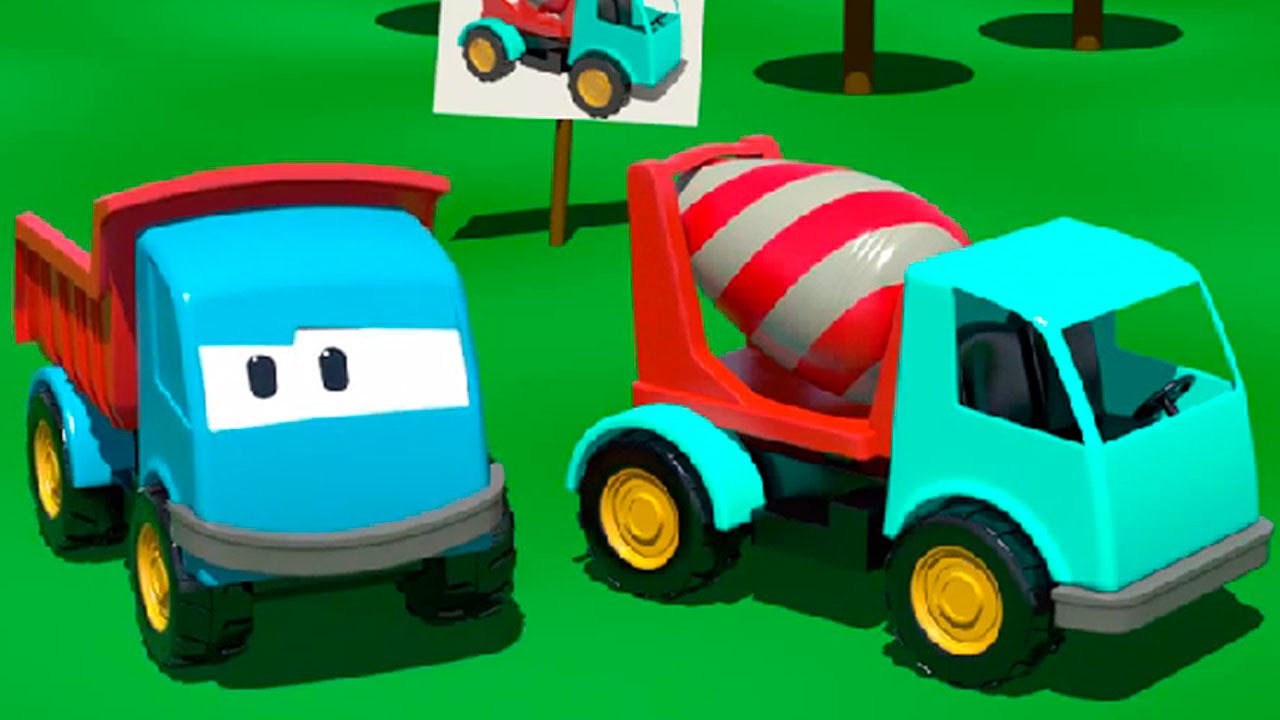 Cartoni Animati Per Bambini Leo Il Camion Curioso E La Betoniera