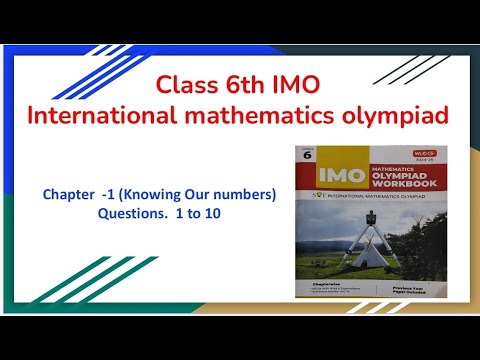 Imo Class 6th Mtg Olympiad Workbook Chapter 1 Knowing Our Numbers