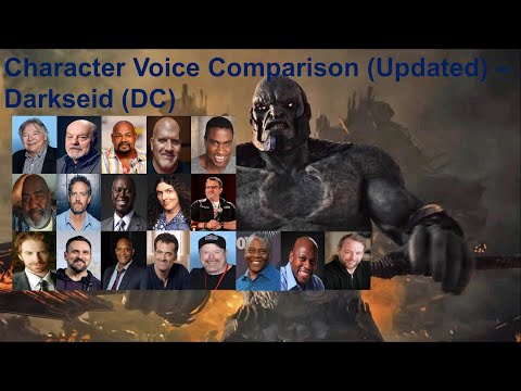 Character Voice Comparison Updated Darkseid Dc Youtube