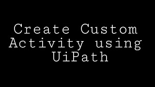 How To Use Uipath For Custom Html Input Uipath Custom Input Activity