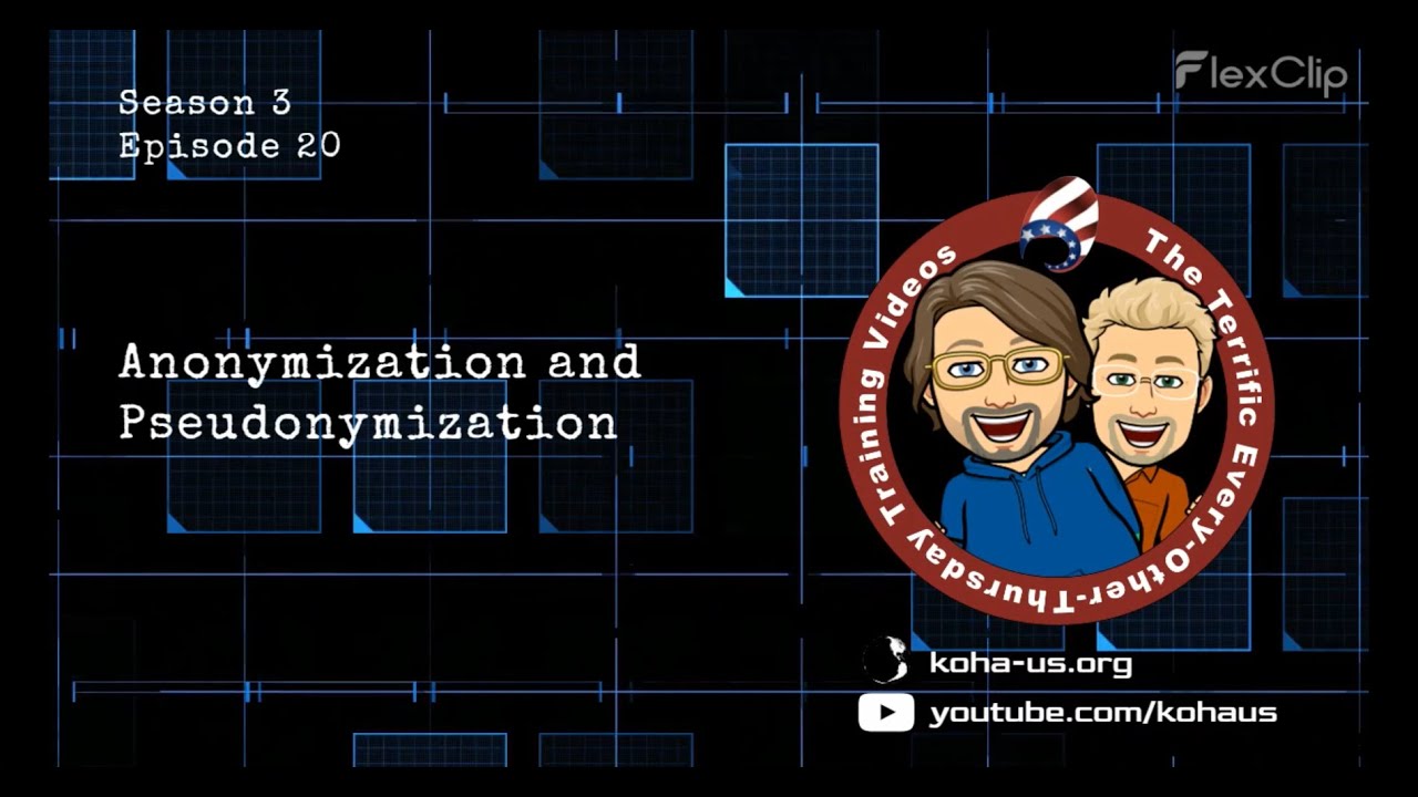 Anonymization And Pseudonymization S3e20 Youtube