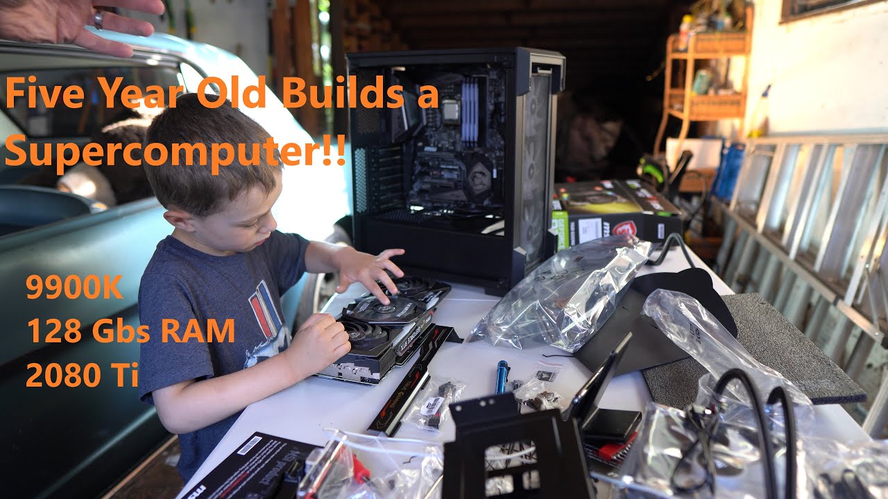 5 Year Old Builds A Supercomputer Having My Five Year Old Son Build