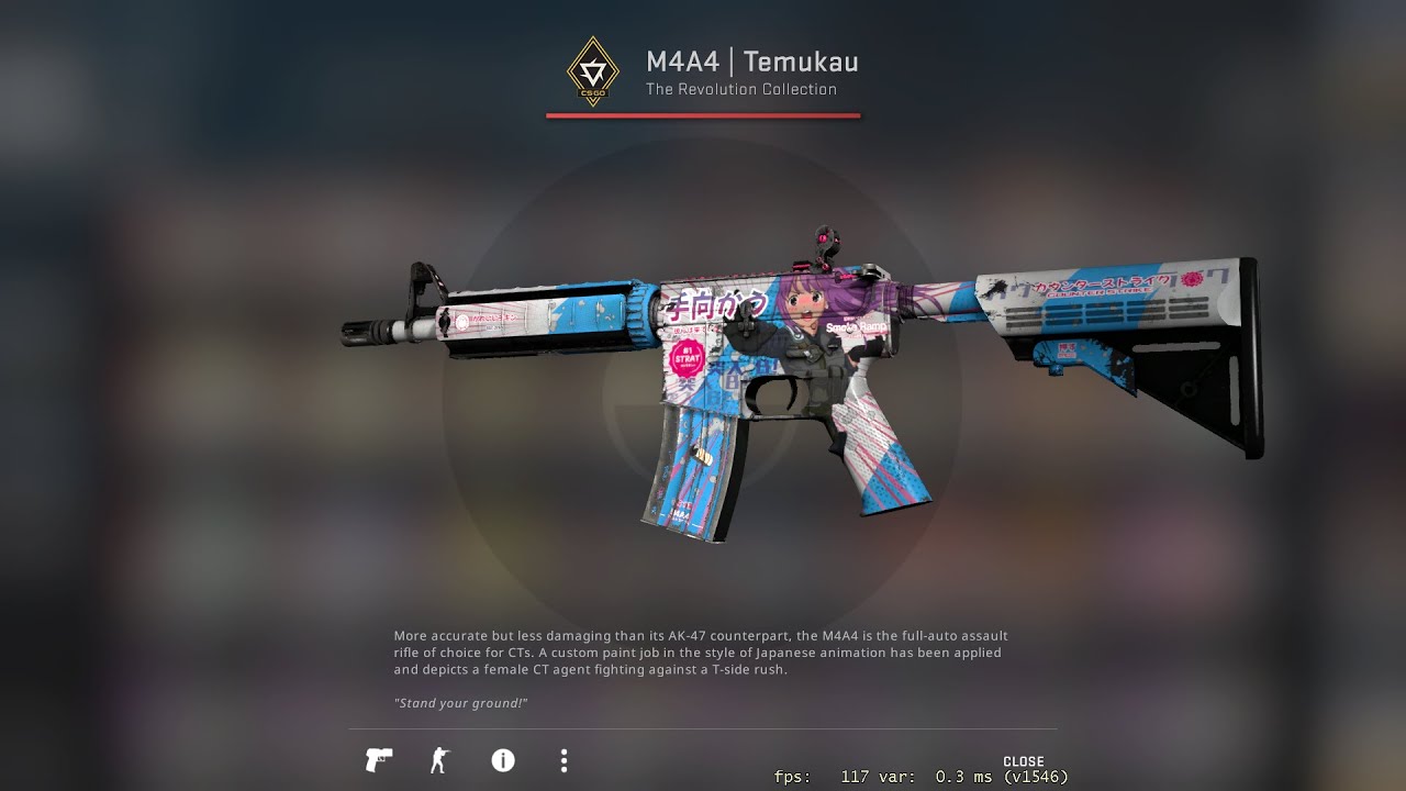 M4a4 Temukau Trade Up Contact Youtube
