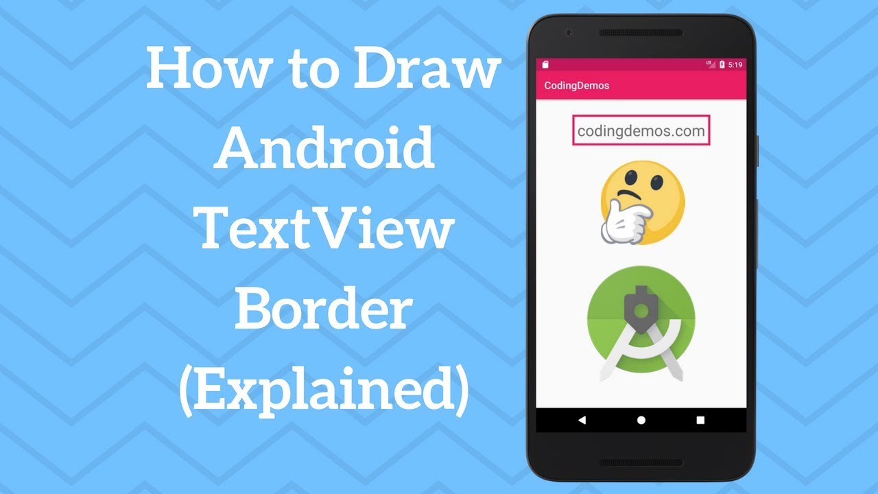 How To Draw Android Textview Border Explained Youtube