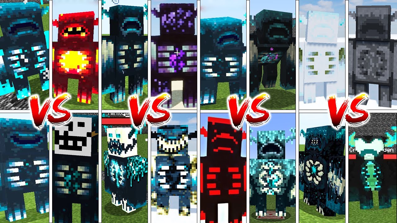 All New Wardens Tournament Minecraft Mob Battle Youtube