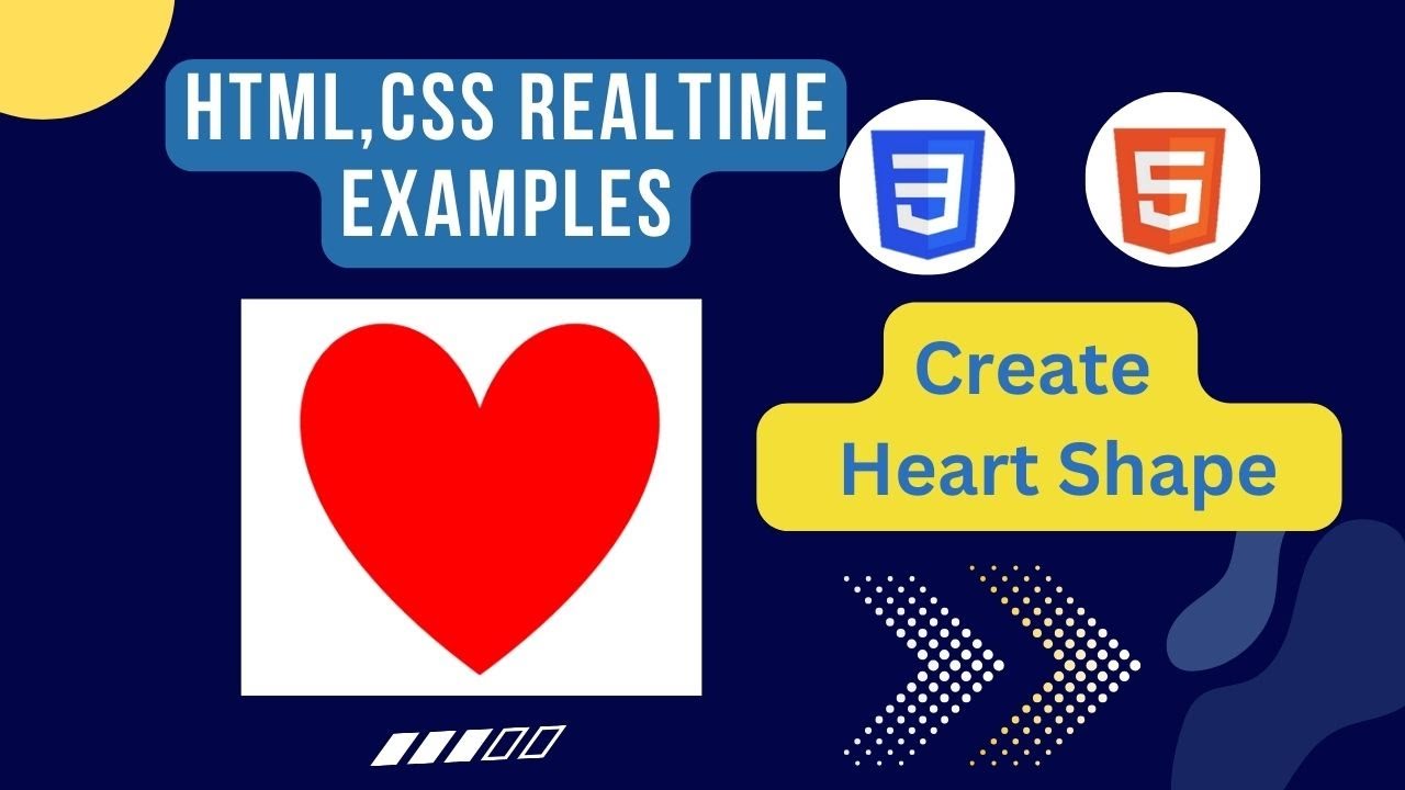 Create Heart Shape In Css Create Heart Shapes With Css Create Heart
