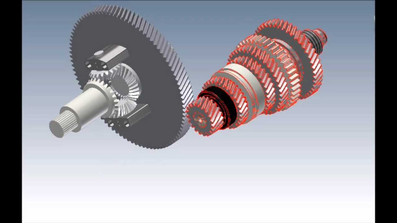 Assembly Of Gearbox Youtube