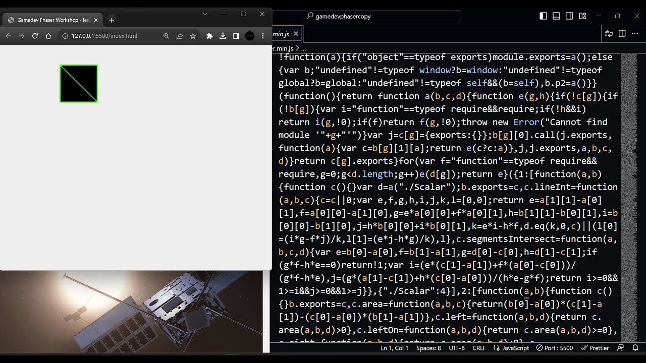 Game Development Phaser Initialize The Framework And Scaling 2d