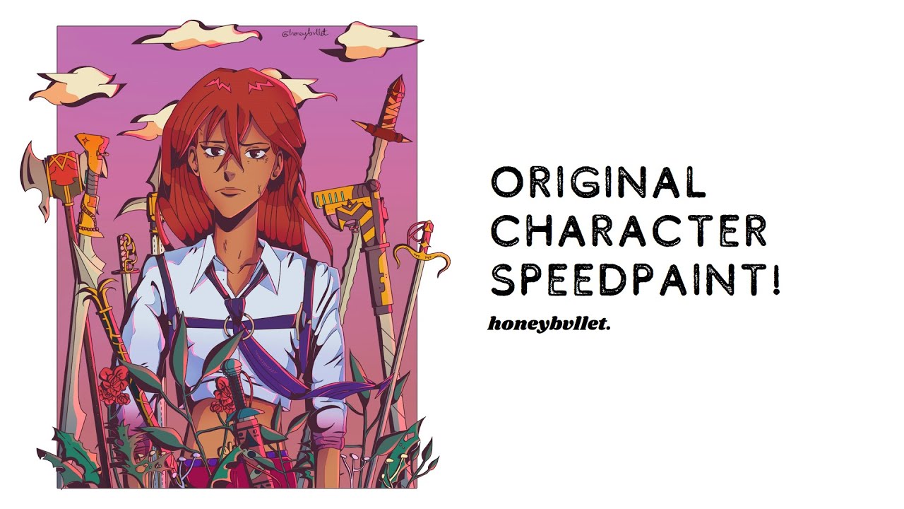 Original Character Speedpaint Youtube