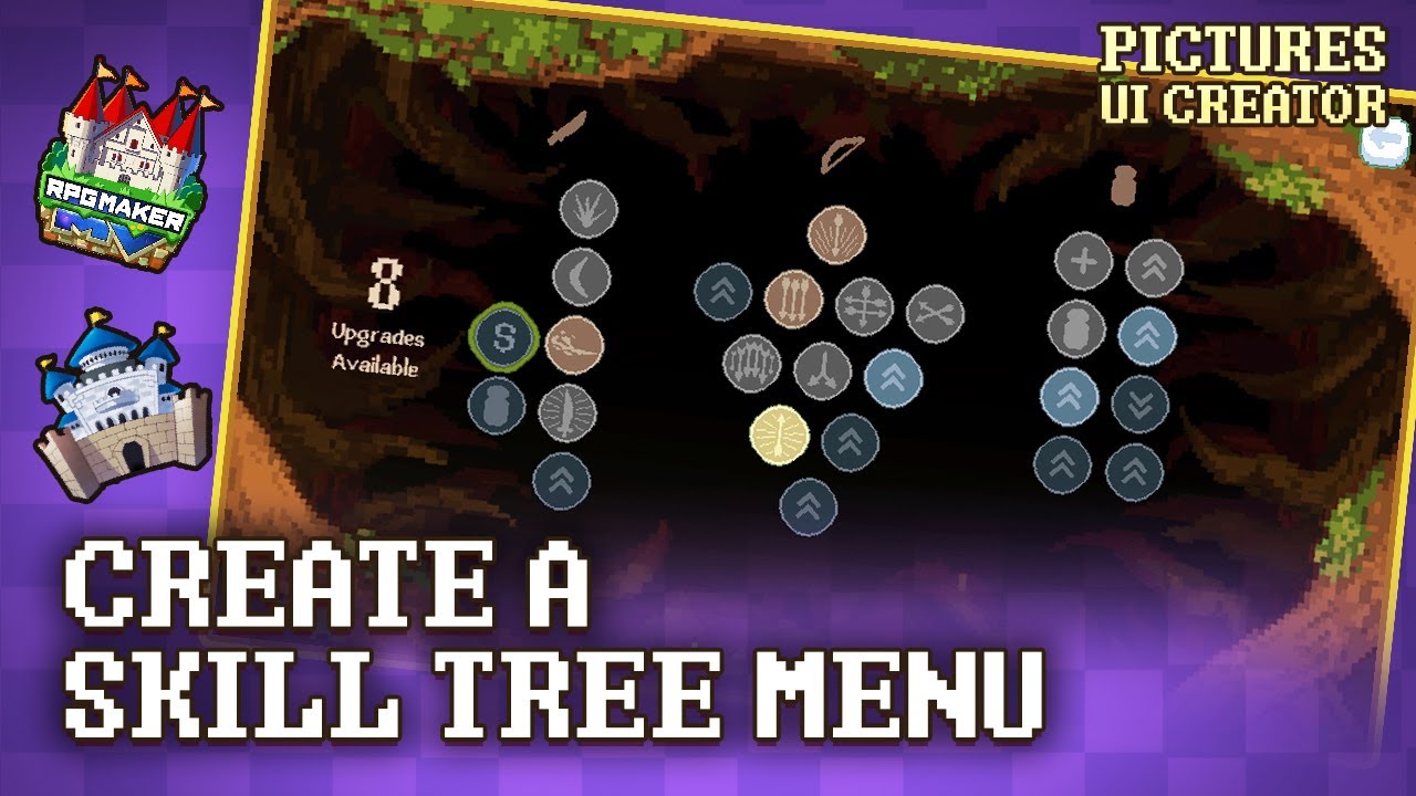 Create A Skill Tree Menu Pictures Ui Creator Rpg Maker Mv Mz