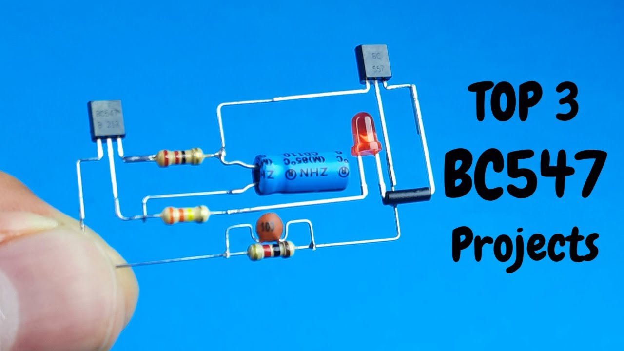 New Top 3 Bc547 Transistor Projects Youtube