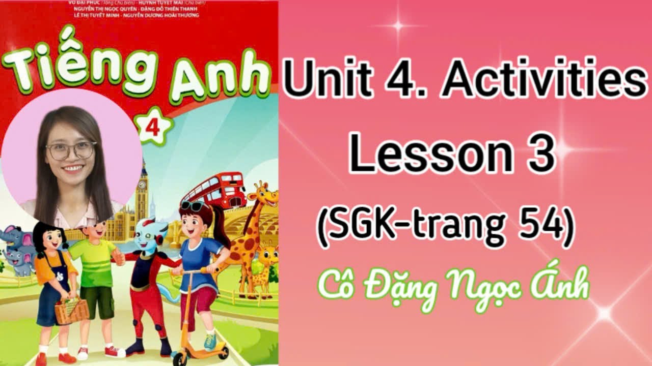 Tiáº Ng Anh Lá P 4 I Learn Smart Start Unit 4 Activities Lesson 3