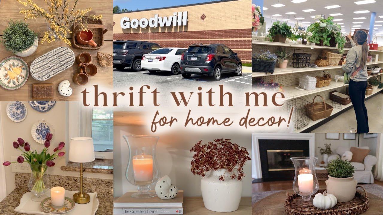 Thrift Store Shopping Decorating Thrifting Home Decor On A Budget