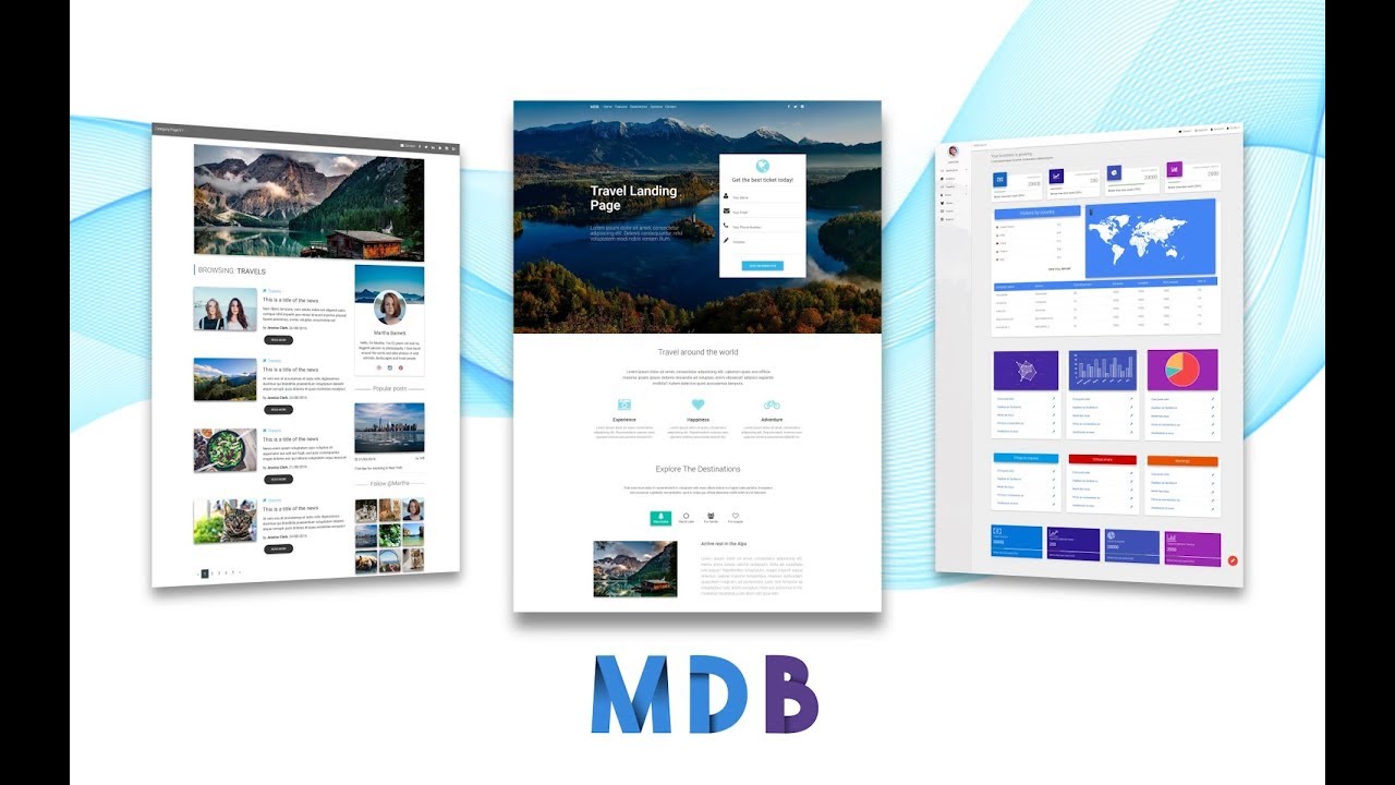 Material Design For Bootstrap 5 Min Quick Start Youtube
