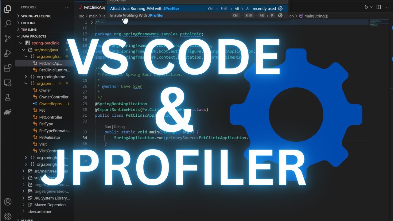 Profiling Java Applications In Vs Code With Jprofiler Youtube