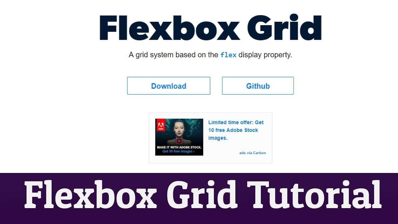How To Use Flexbox Grid Flexbox Grid Tutorial Youtube