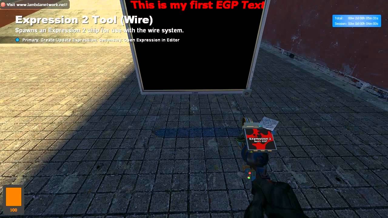 Gmod E2 Tutorial Basic Egp Youtube