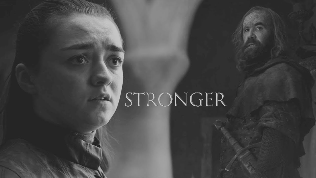 Game Of Thrones Arya And Sandor Stronger Youtube