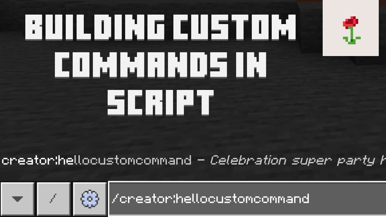 Building Custom Commands In Script Youtube